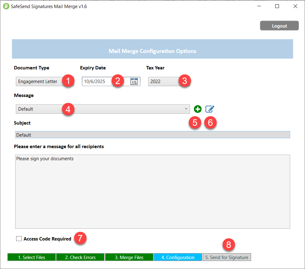 Mail Merge Guide – SafeSend Signatures